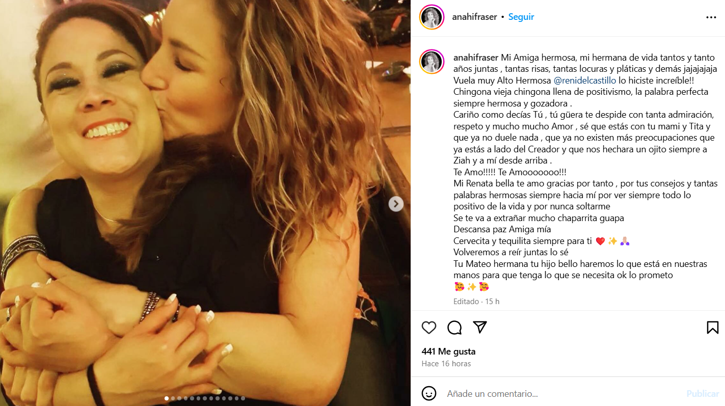 Fallece Renata del Castillo a sus 42 años por este raro cáncer ...